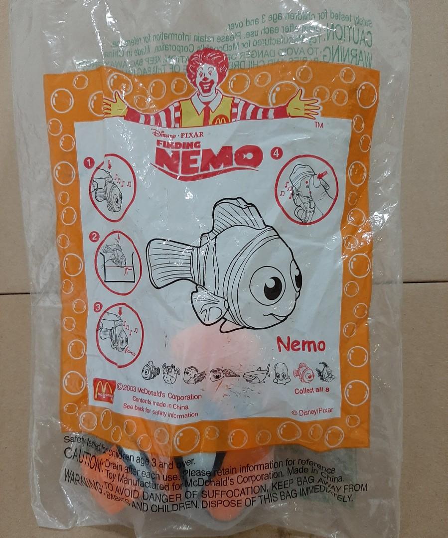 Nemo Disney Pixar Finding Nemo McDonalds Happy Meal Toy, Hobbies & Toys ...