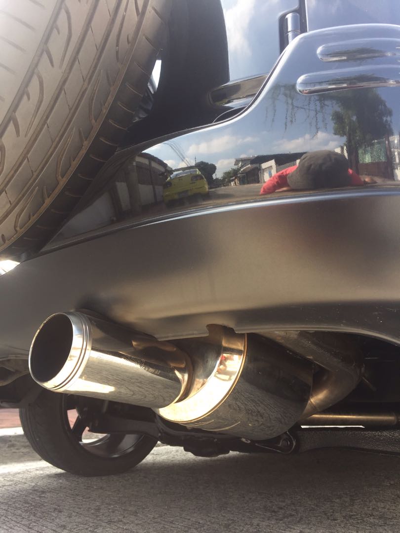 Orig Jasma Mugen Twin-loop muffler, Car Parts & Accessories, Mufflers ...