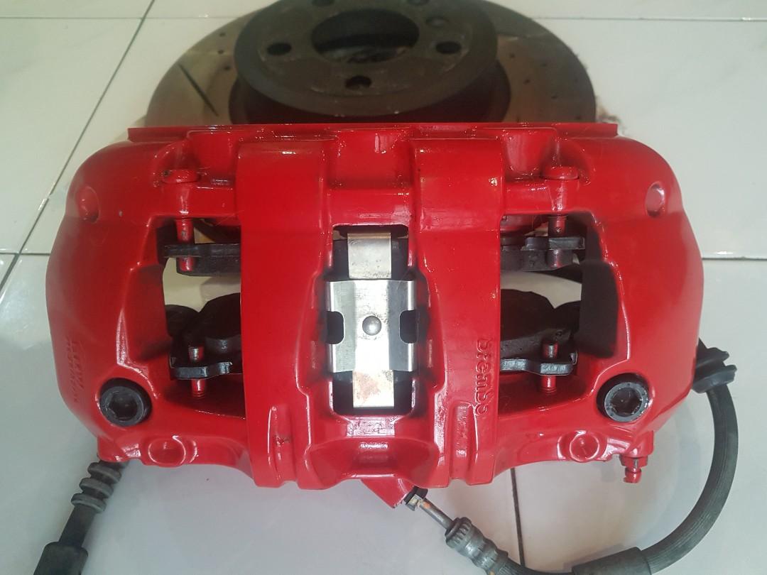 Original Brembo 6 pots monoblock Brake system with 99% Rotor, Car ...