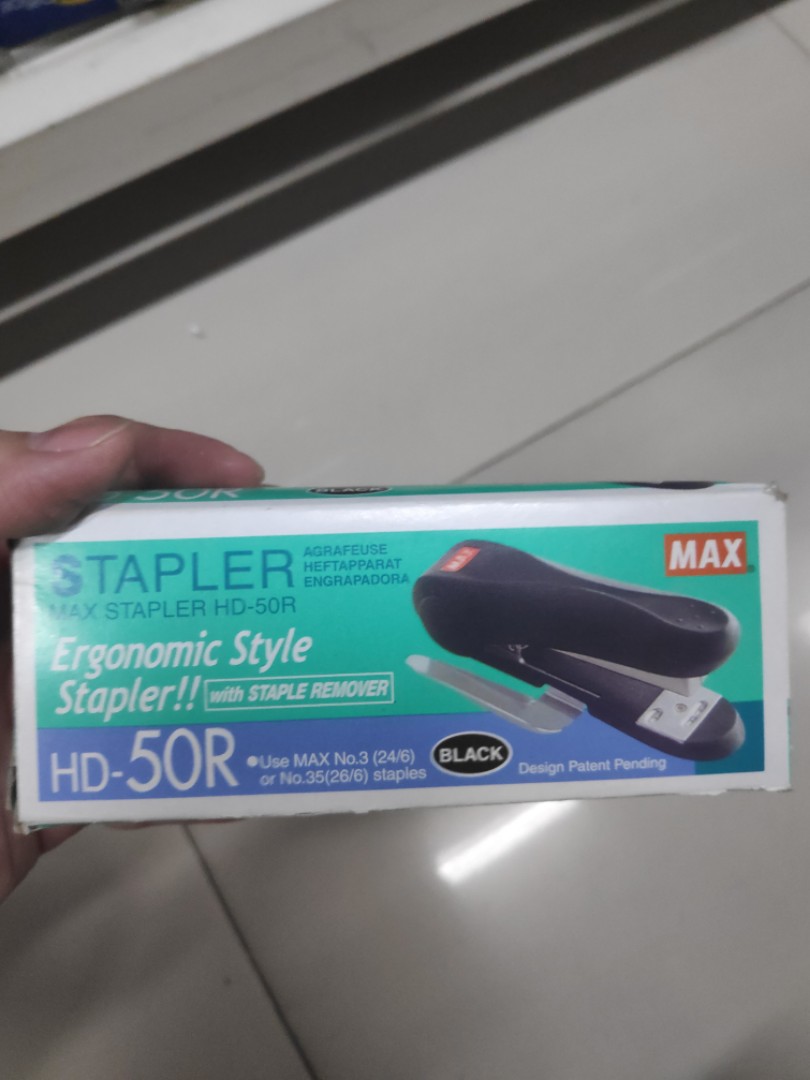 PREORDER Max Stapler with Staple Remover, Hobbies & Toys, Stationary ...