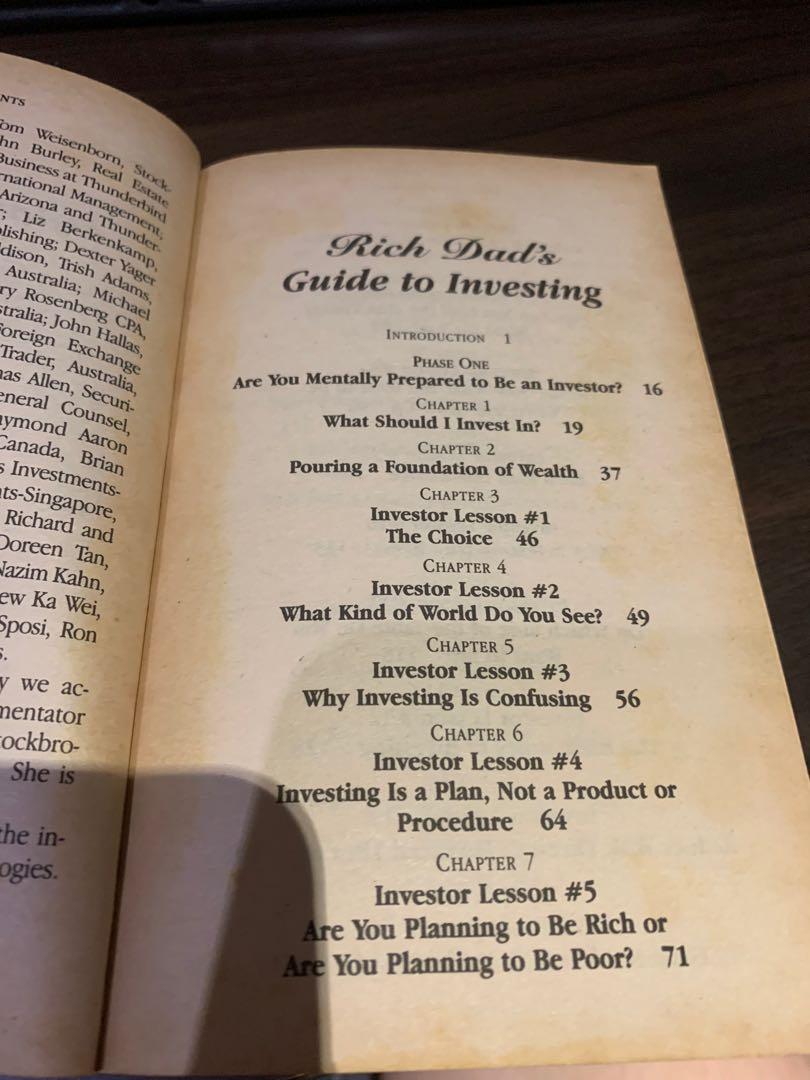 Rich Dads Guide To Investing Robert Kiyosaki Books And Stationery