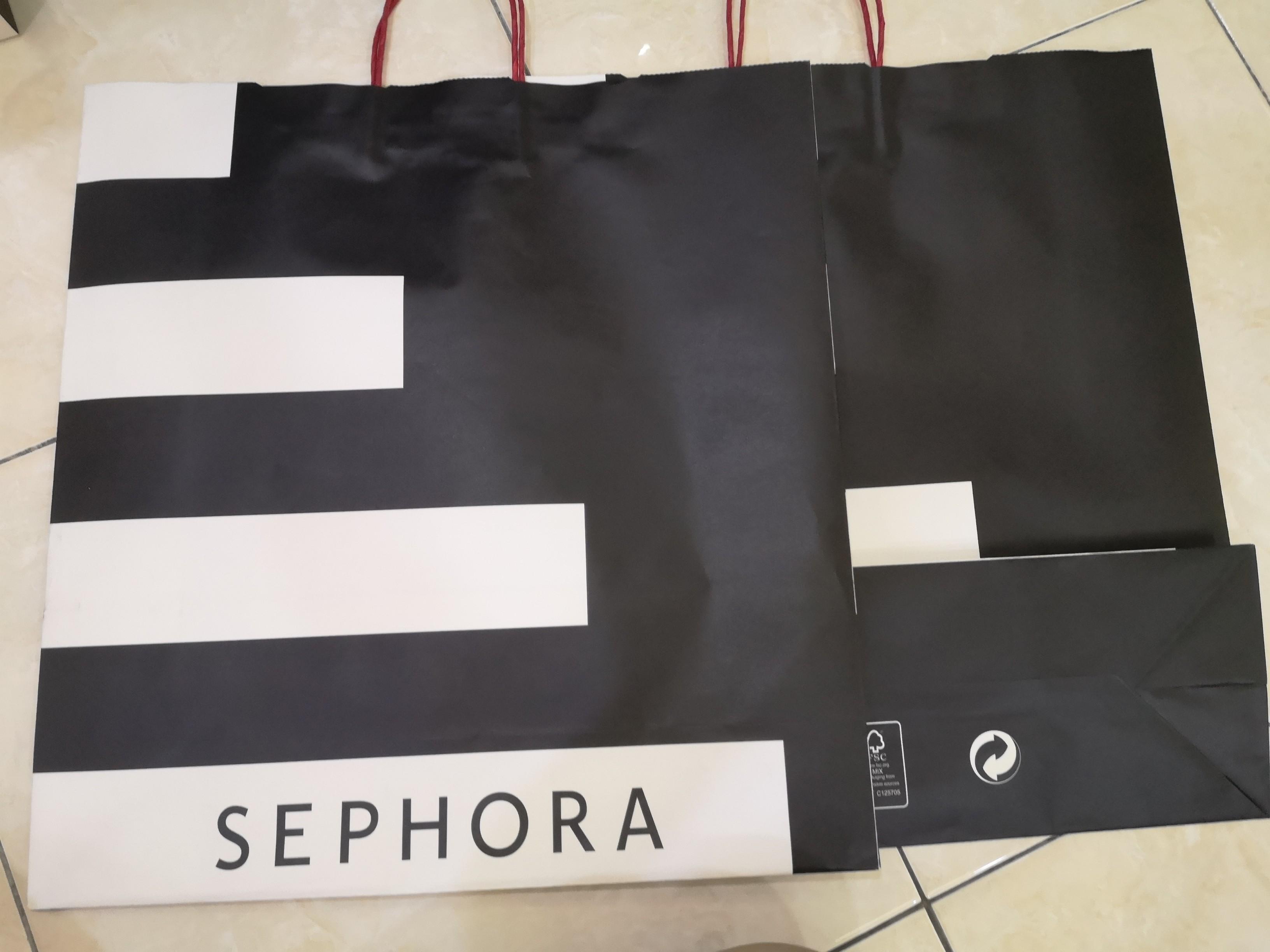 sephora paper bag, Luxury, Accessories on Carousell