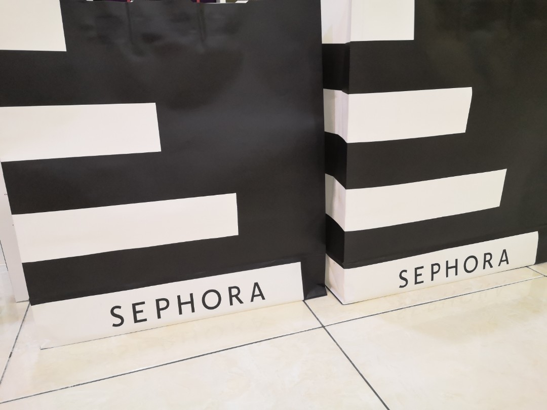sephora paper bag, Luxury, Accessories on Carousell