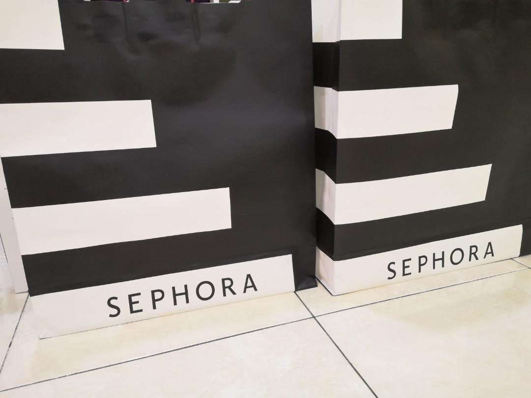 sephora paper bag, Luxury, Accessories on Carousell