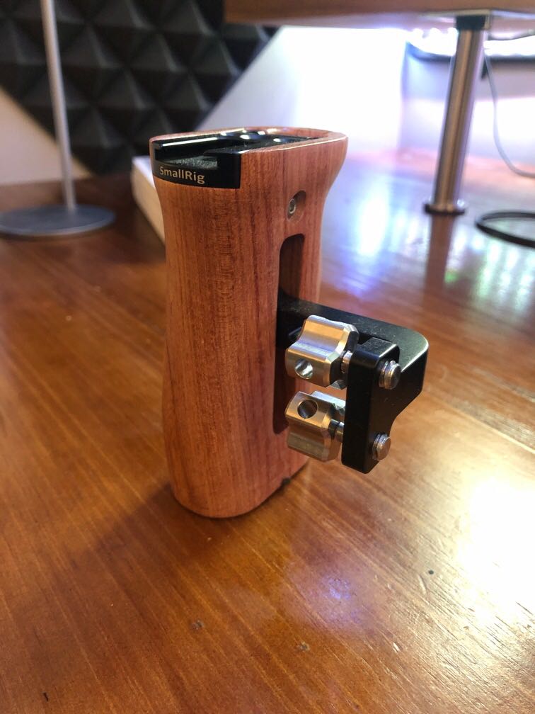 Smallrig Wooden Sidegrip Handle, Mobile Phones & Gadgets, Mobile ...