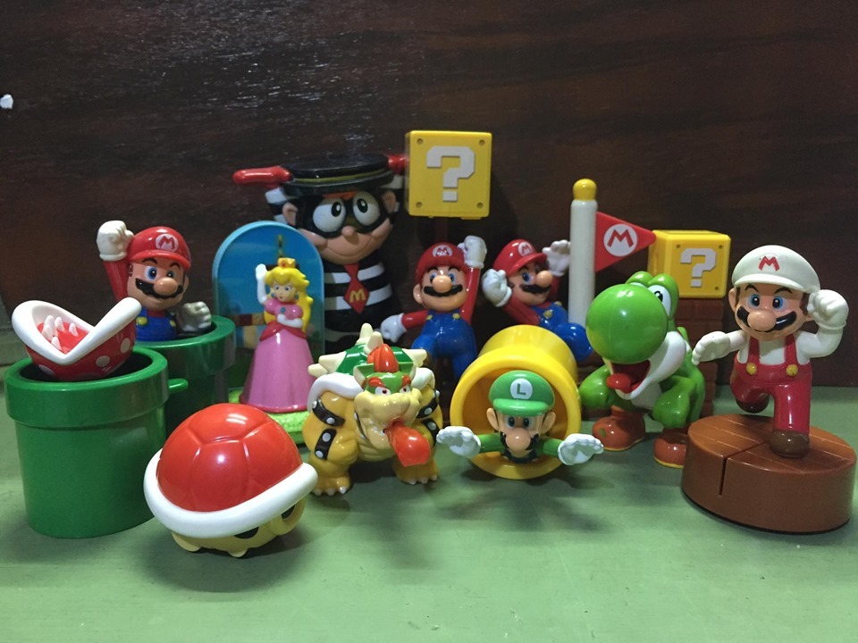 Super Mario Brothers MCDO Happy Meal Toy Collection, Hobbies & Toys ...