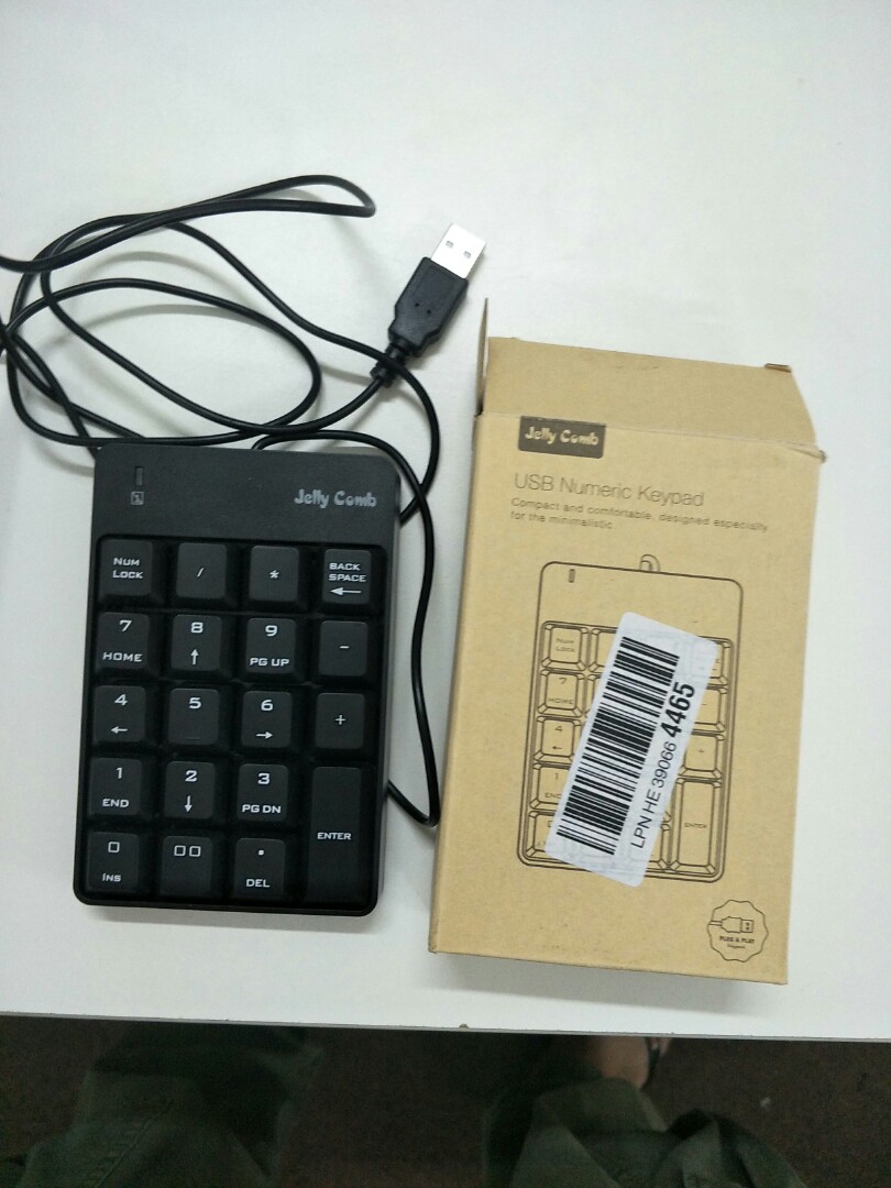 USB numeric Keypad, Computers & Tech, Parts & Accessories, Computer Keyboard on Carousell