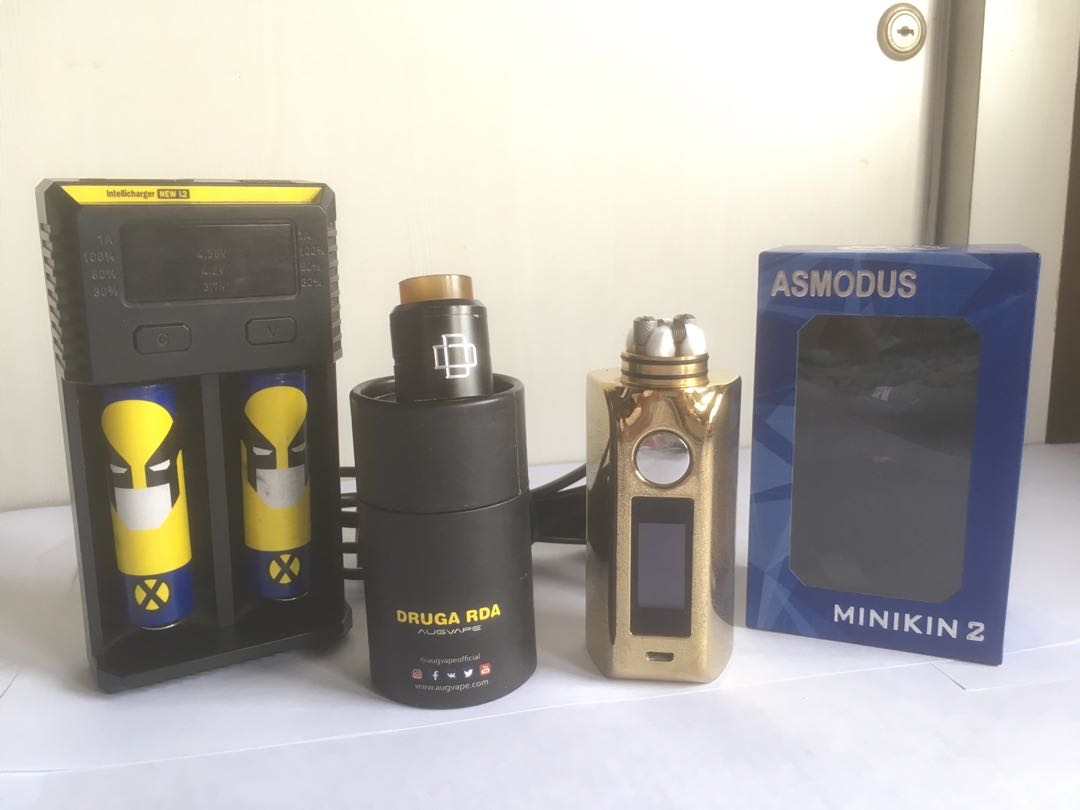 Vape Asmodus Minikin V2 Authentic | Gold, Elektronik, Lainnya di Carousell