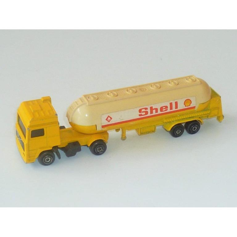 Vintage ! 80s' Diecast Shell Oil Tanker Toy Car ( Made in France ...