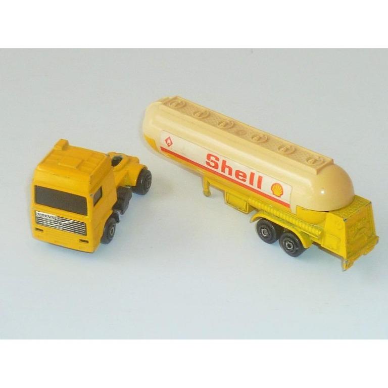 Vintage ! 80s' Diecast Shell Oil Tanker Toy Car ( Made in France ...