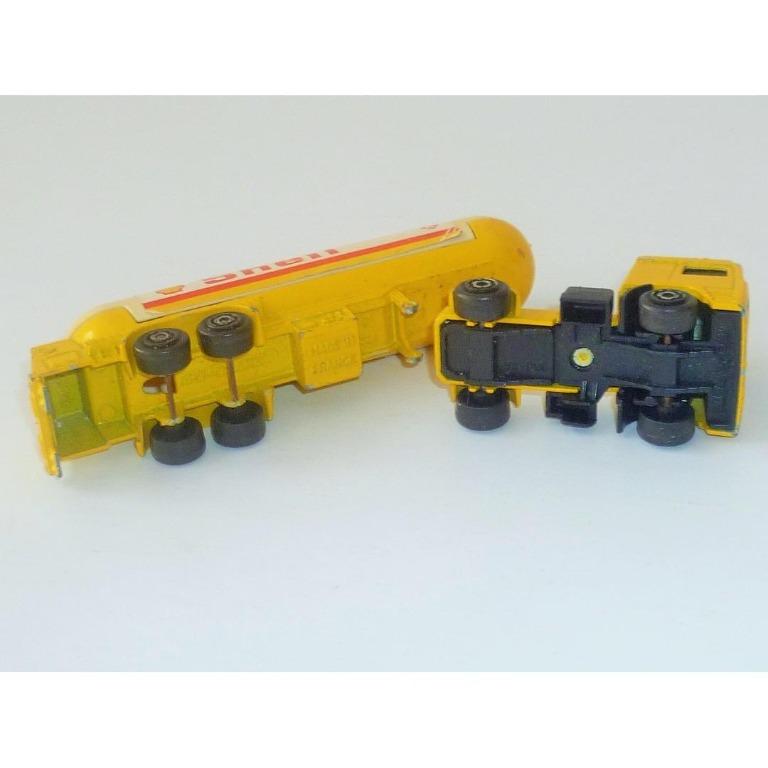 Vintage ! 80s' Diecast Shell Oil Tanker Toy Car ( Made in France ...