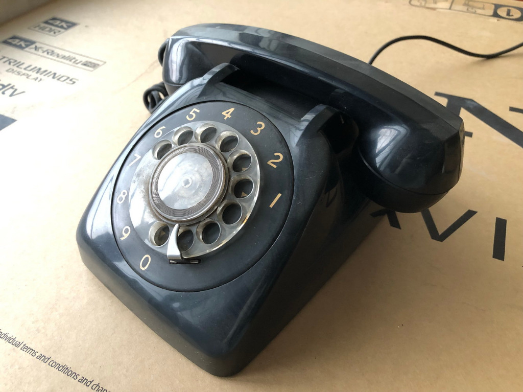Vintage Old Rotary Telephone Unit PLDT, Computers & Tech, Office ...