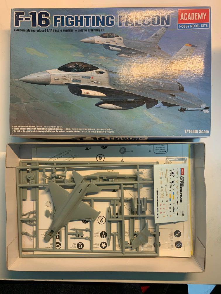 1/144 F-16 scale model kit, Hobbies & Toys, Toys & Games on Carousell