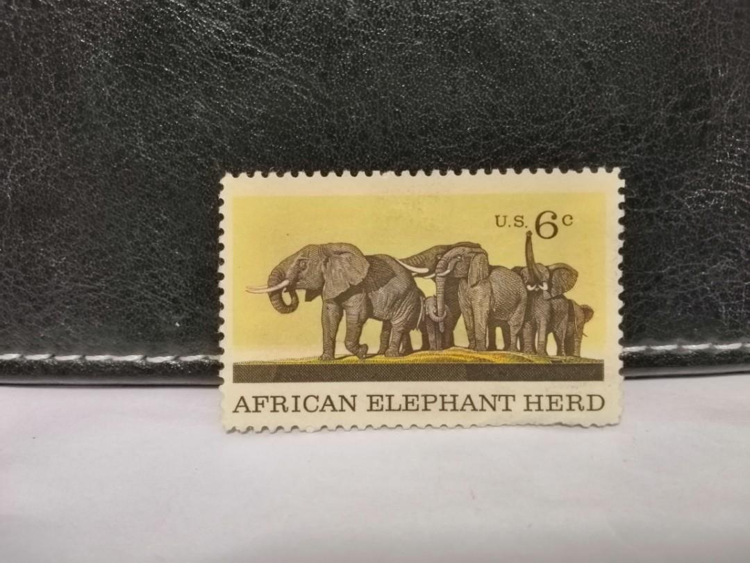 1970 USA Stamp Elephants, Hobbies & Toys, Collectibles & Memorabilia ...