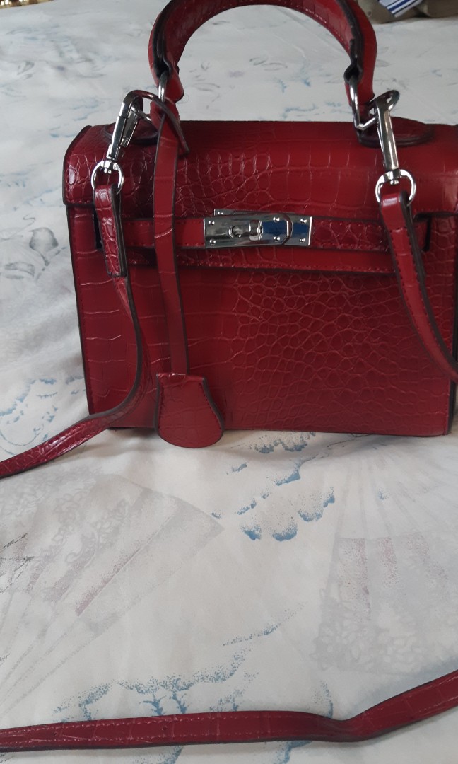 2 way Mini Kelly bag, Women's Fashion, Bags & Wallets, Cross-body Bags ...