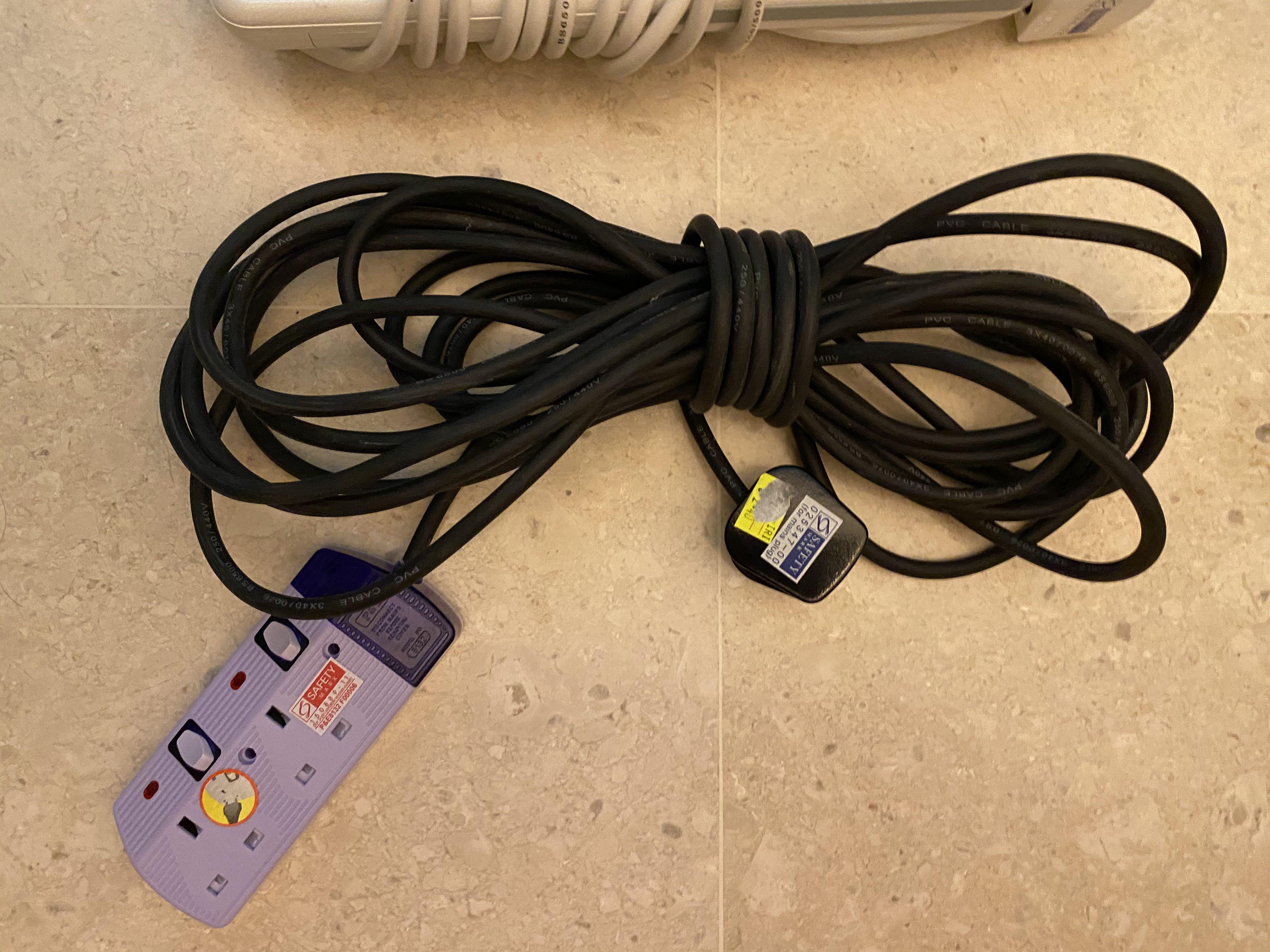 9m extension cord multiplug, TV & Home Appliances, Electrical, Adaptors ...