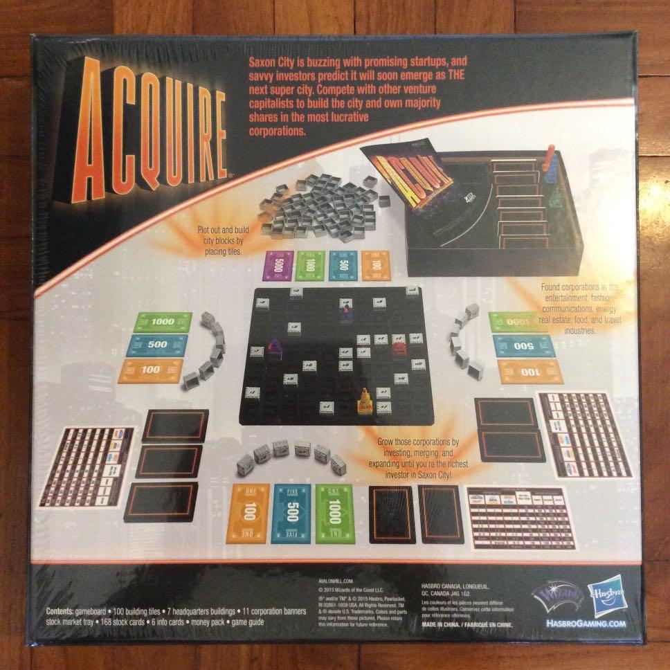 Acquire board game, Hobbies & Toys, Toys & Games on Carousell