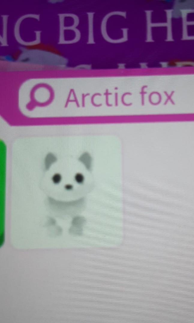 Adopt Me Arctic Fox, Hobbies & Toys, Toys & Games on Carousell