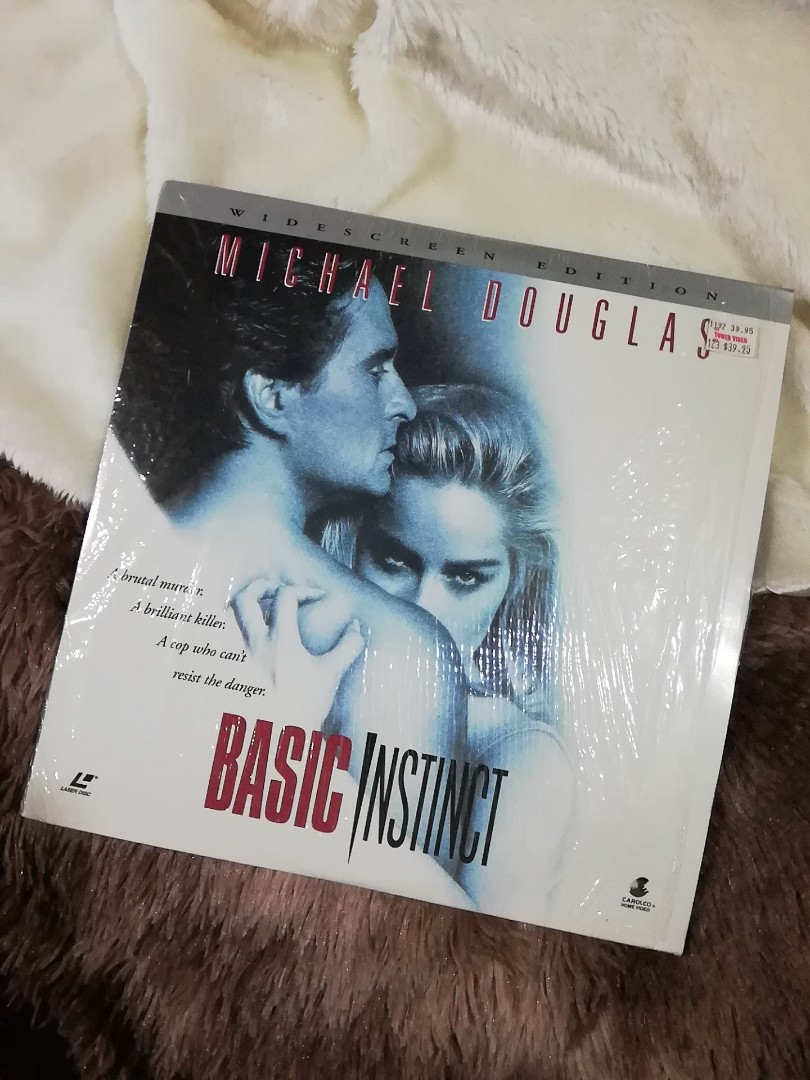 *VINTAGE* Basic Instinct Movie Laserdisc, Hobbies & Toys, Music & Media, Vinyls on Carousell