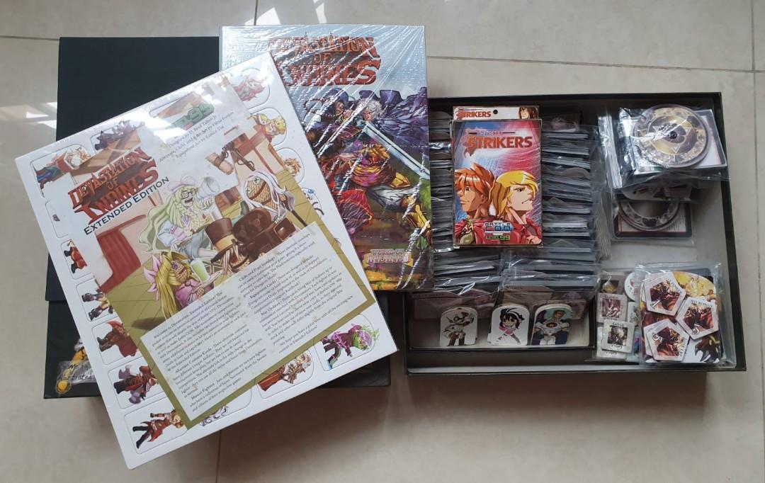 Battlecon Devastation Board Game + Strikers Pack COMPLETE, Hobbies ...