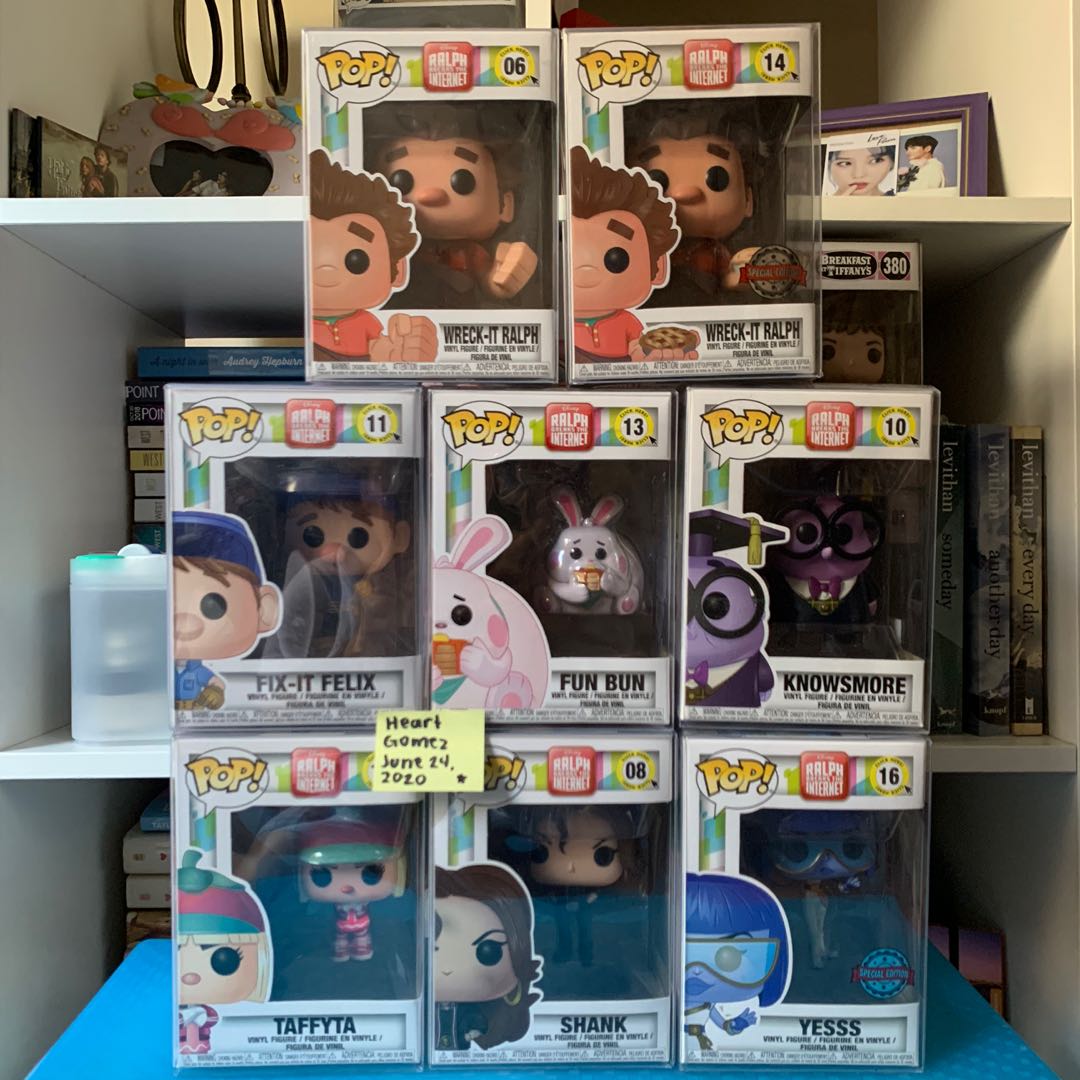 Disney Wreck-it-Ralph 2 (Ralph Breaks the Internet) Funko Pop Lot ...