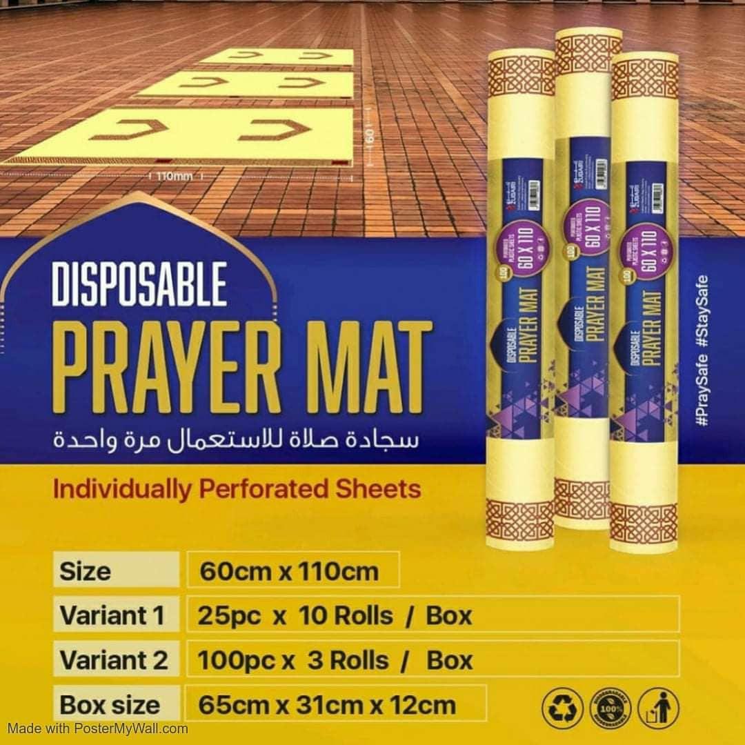 DISPOSABLE PRAYER MATS, Everything Else on Carousell