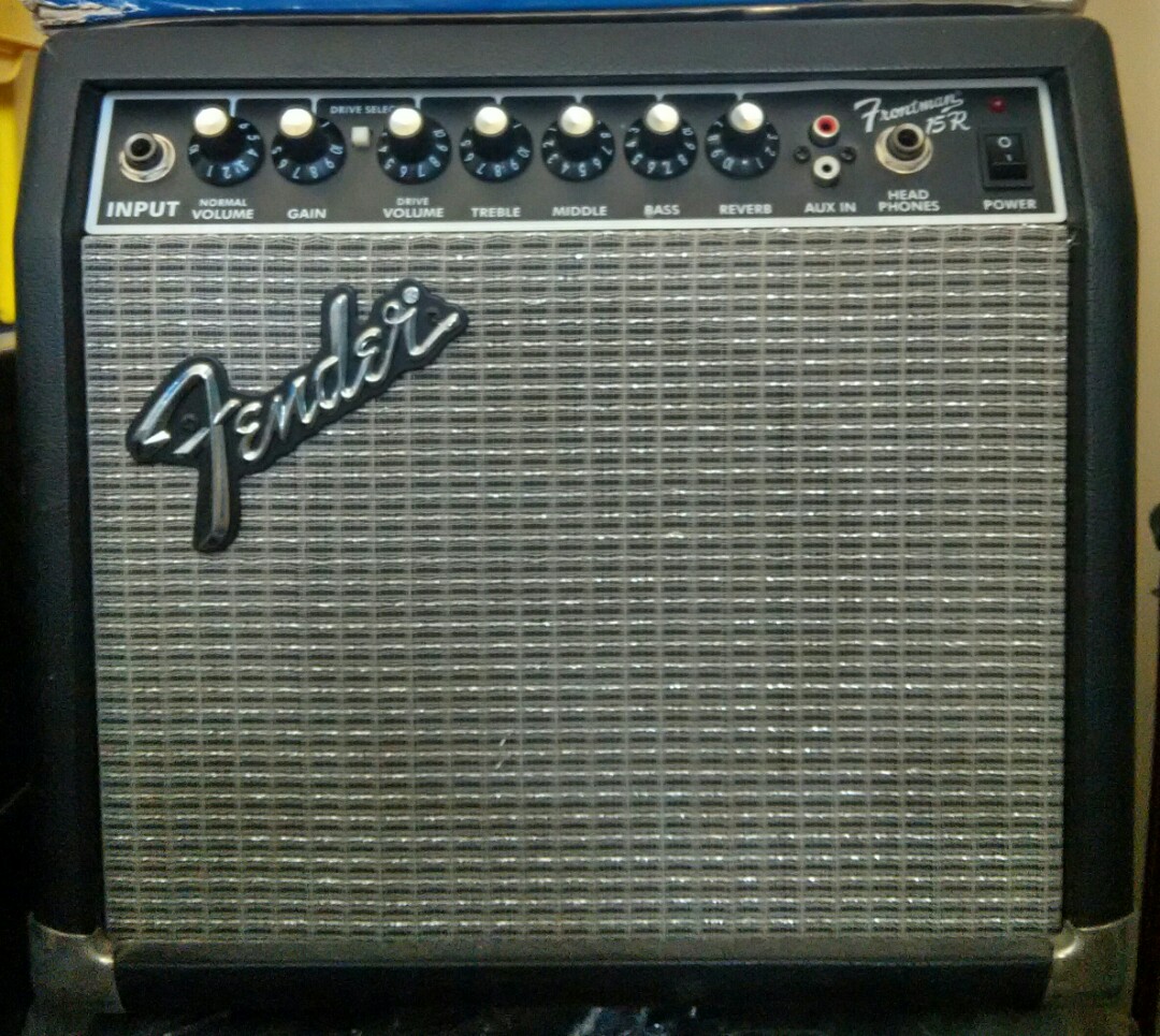 Fender 15W Amplifier - Fender Frontman 15R, Hobbies & Toys, Music ...
