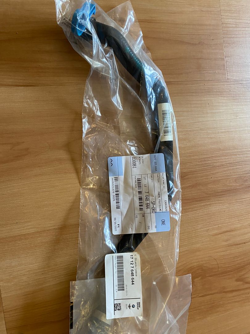 Genuine BMW coolant hose, Car Accessories, Accessories on Carousell