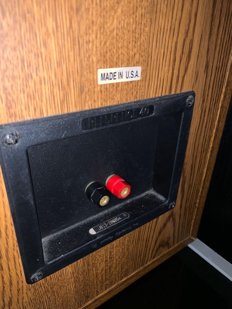 infinity reference 40 speakers (3-way), Audio, Soundbars, Speakers & Amplifiers on Carousell