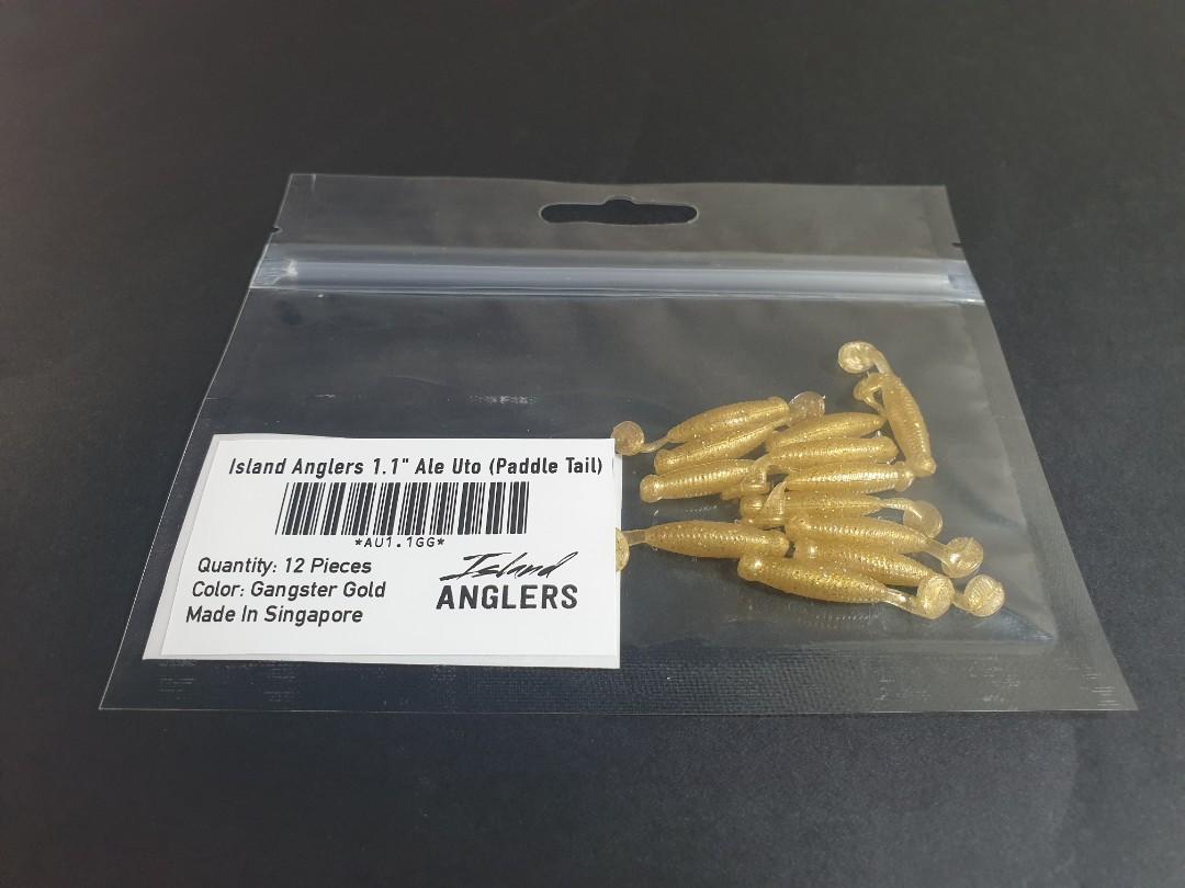 Island Anglers 1.1" Ale Uto (Paddle Tail) Soft Plastic Fishing Lure ...