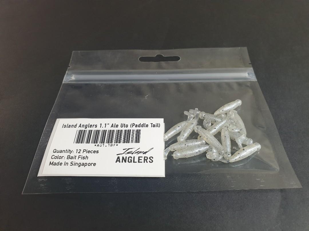 Island Anglers 1.1" Ale Uto (Paddle Tail) Soft Plastic Fishing Lure ...