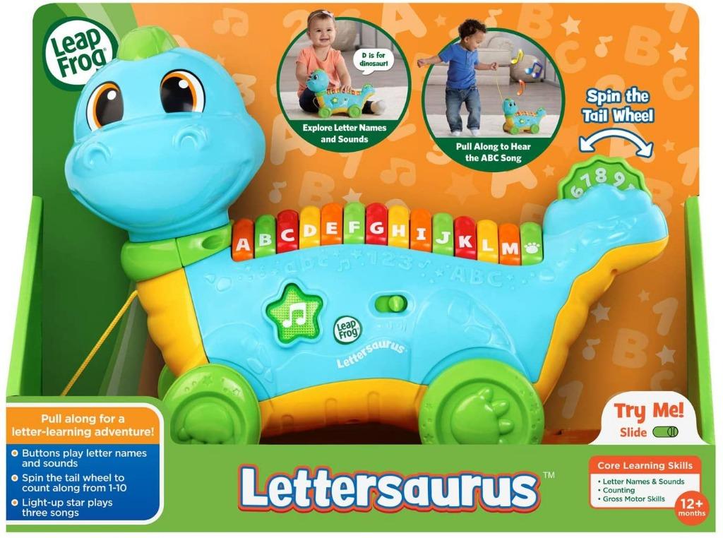 (READY STOCK) LeapFrog Lettersaurus Alphabet Pull Toy, Hobbies & Toys ...
