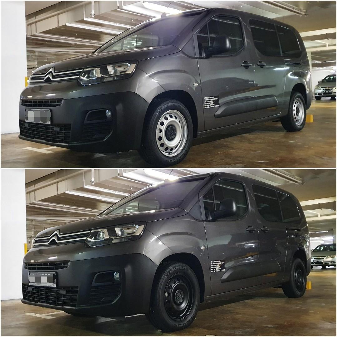 Mat Black Car Rim Spray Paint Service On (Citroen Berlingo), Car ...