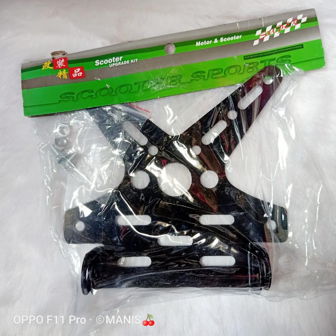 Motorcycle Adjustable Number License Plate Mount Holder / Pemegang ...