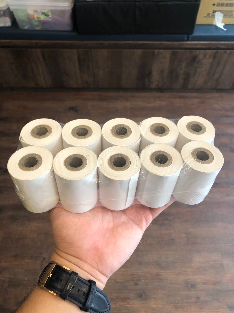 Nets terminal receipt roll (57x40x12mm), Everything Else on Carousell