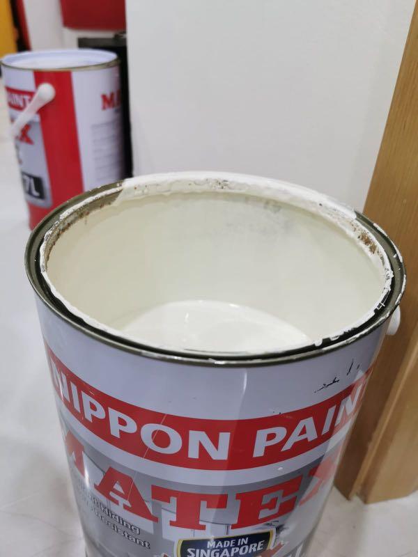 Nippon paint matex - Lily white, Hobbies & Toys, Stationery & Craft ...