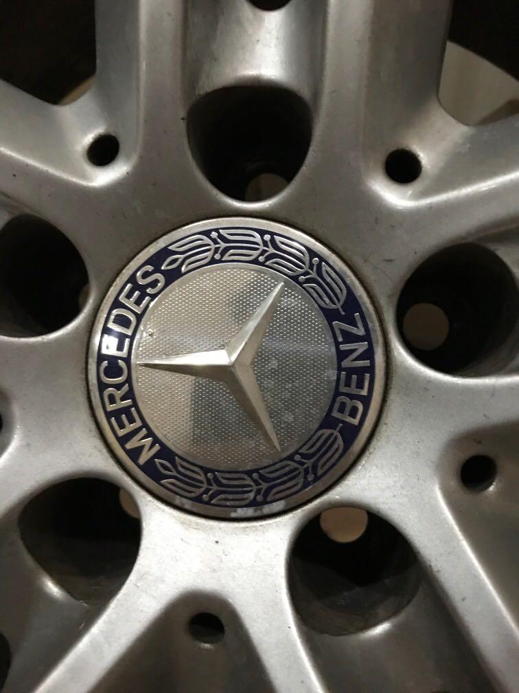 Original Mercedes Benz rims and tires, Car Parts & Accessories, Mags ...