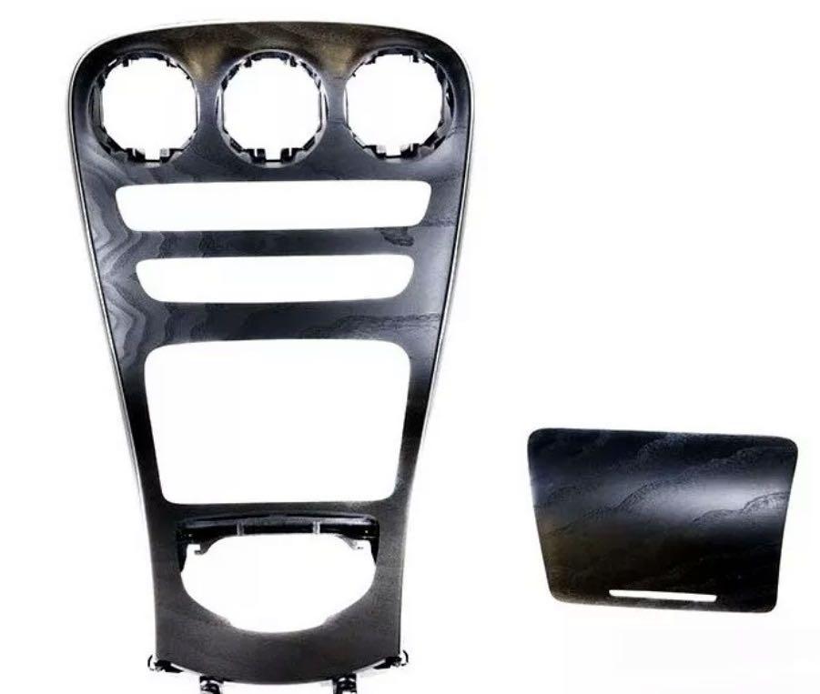 Original Mercedes Black Ash Wood Console for C-Class W205, GLC-Class ...