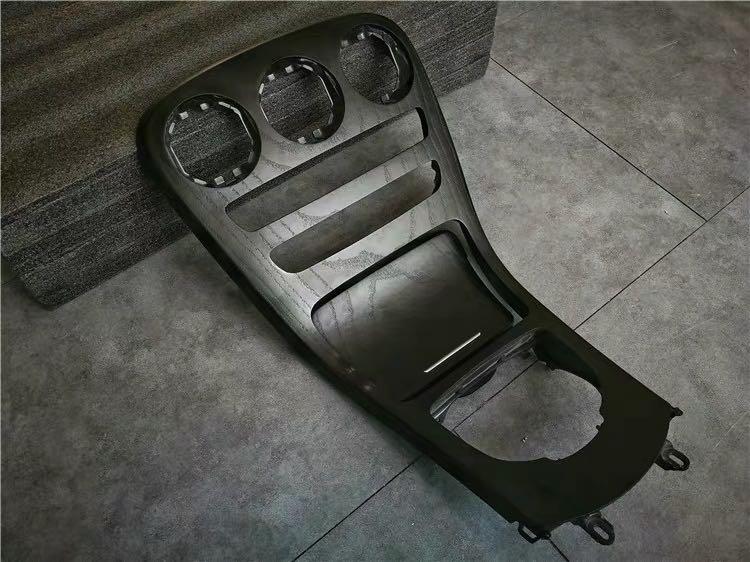 Original Mercedes Black Ash Wood Console for C-Class W205, GLC-Class ...