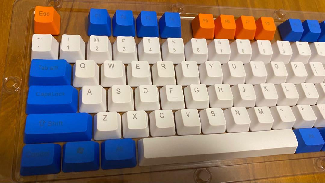 PBT Keycaps - Orange/Blue, Computers & Tech, Parts & Accessories ...
