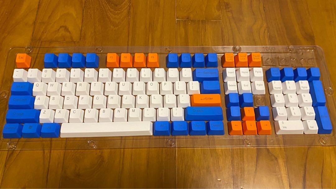 PBT Keycaps - Orange/Blue, Computers & Tech, Parts & Accessories ...