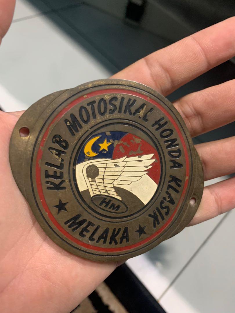 plat kelab motosikal honda klasik melaka, Hobbies & Toys, Collectibles ...