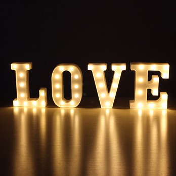 LOVE LED Letters | LED Alphabet | Marquee Letters | Celebration ...