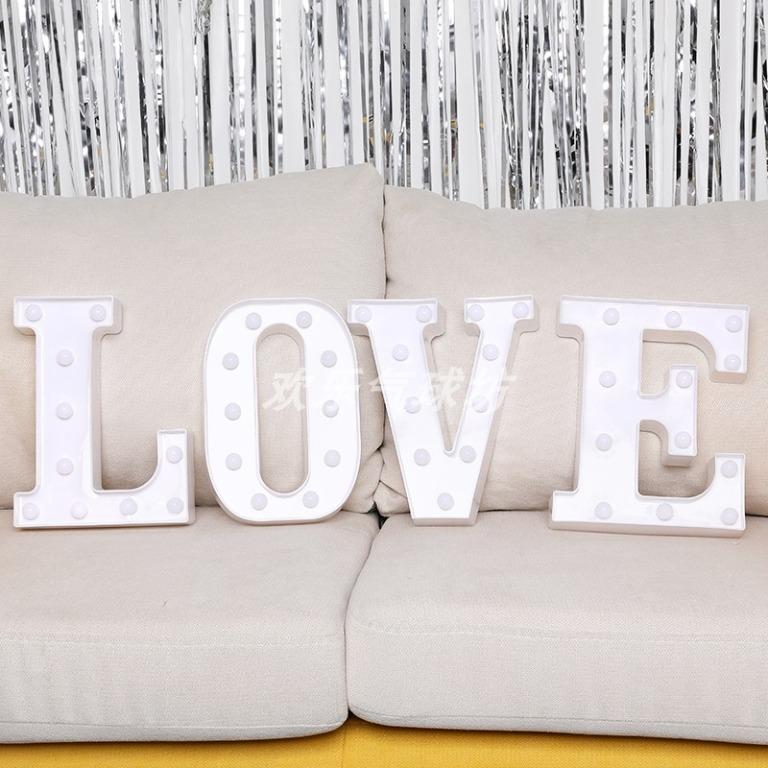 LOVE LED Letters | LED Alphabet | Marquee Letters | Celebration ...