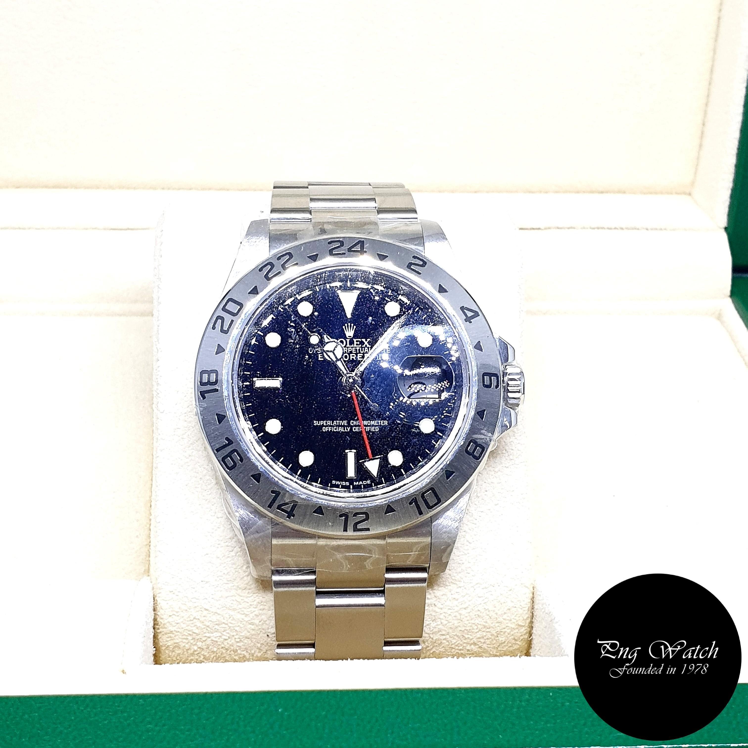 (NOT AVAILABLE) Rolex Oyster Perpetual Black Explorer 2 REF: 16570 (V ...
