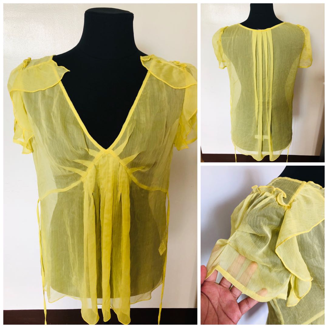 See Through Cover Up Women S Fashion Tops Others Tops On Carousell