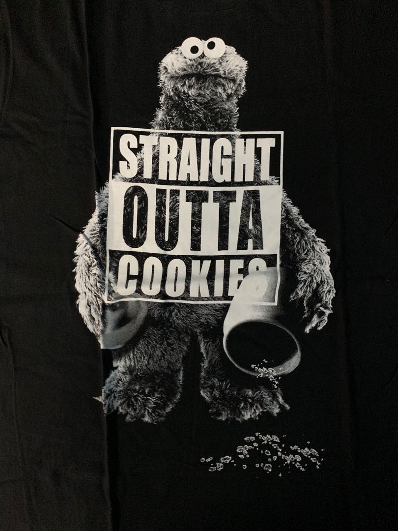 Sesame street (Straight Outta Cookies), Men's Fashion, Tops & Sets ...
