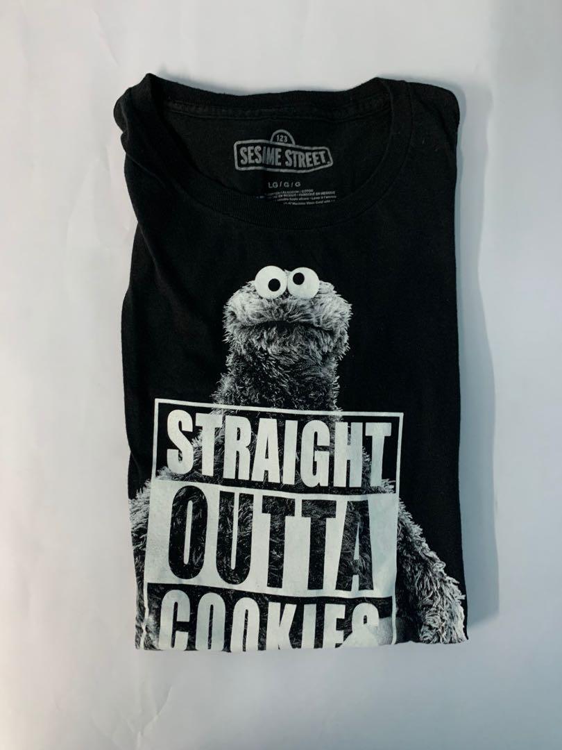 Sesame street (Straight Outta Cookies), Men's Fashion, Tops & Sets ...
