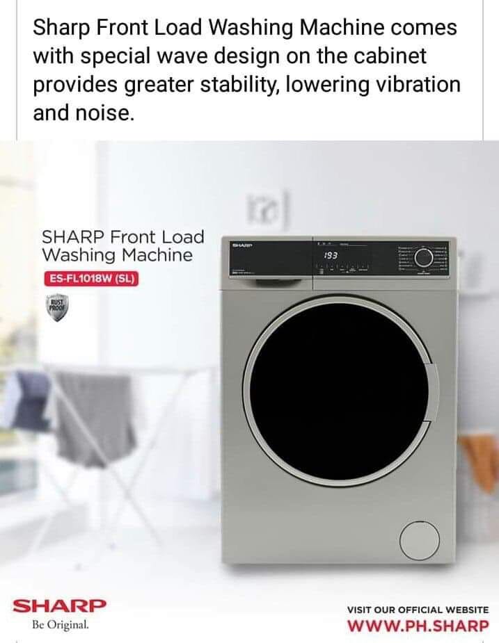 SHARP FRONT LOAD WASHING MACHINE, TV & Home Appliances, Washing ...