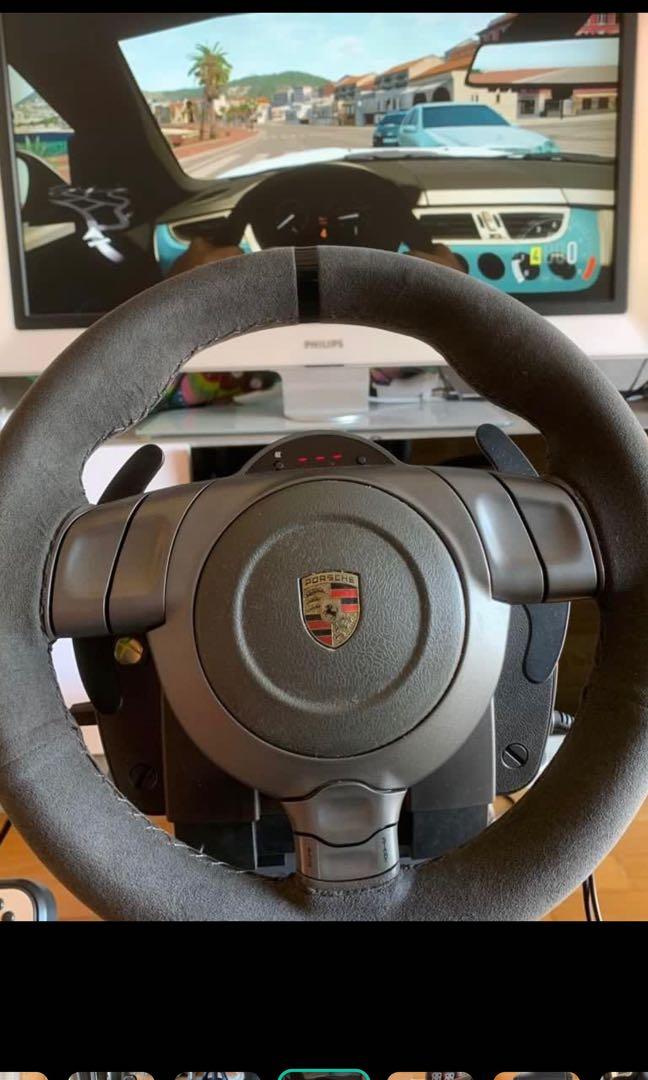 Sim Racing - Fanatec Porsche Steering Wheel - PC & Xbox 360 compatible ...